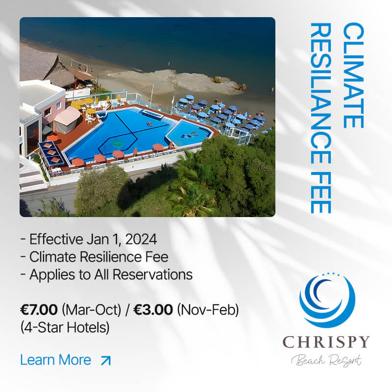 Climate Crisis Resilience Fee • Chrispy Beach Resort